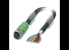 Sensor-/Actor cable, 8pin, female | ME-Measuring Systems
