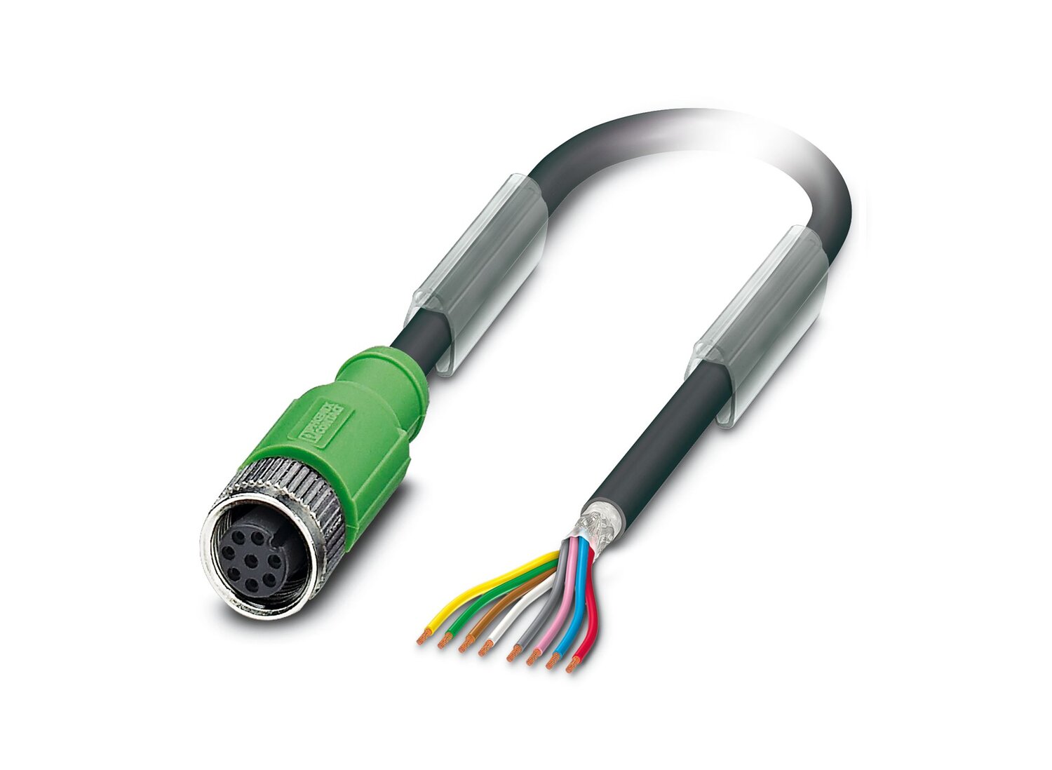 Sensor-/Actor cable, 8pin, female | ME-Measuring Systems