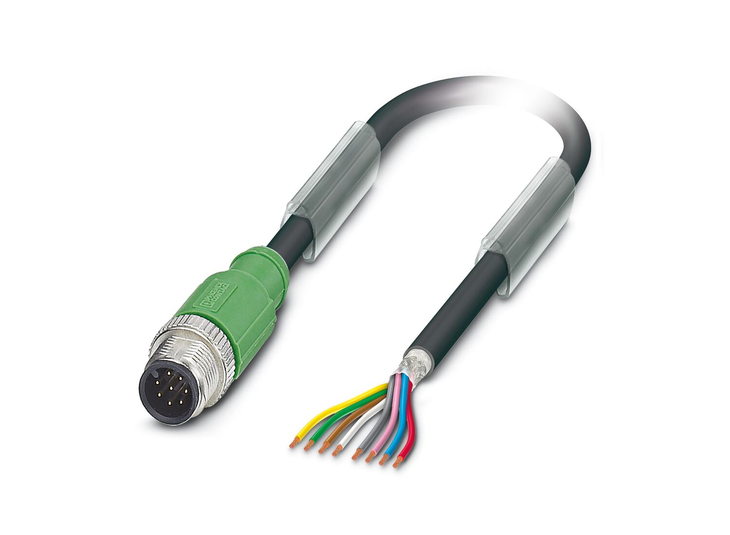 Sensor-/Actor cable, 8pin, male | ME-Measuring Systems