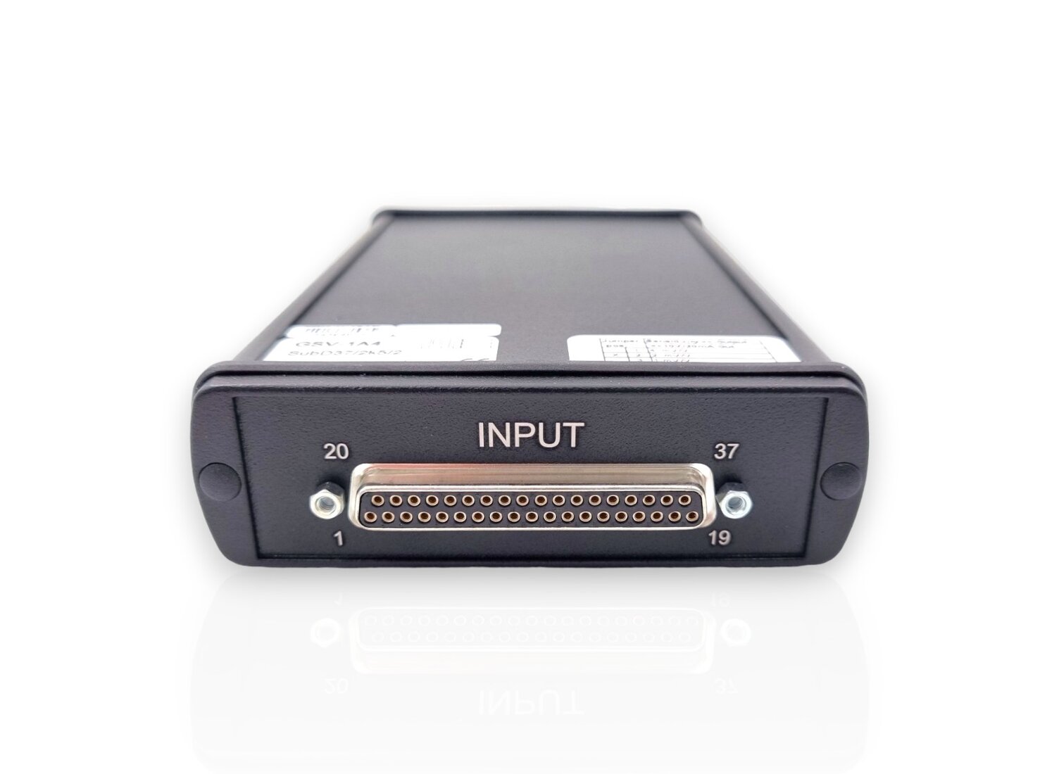 GSV-1A4 SubD37/2 analog measuring amplifier - ME-Systems | ME-Measuring ...