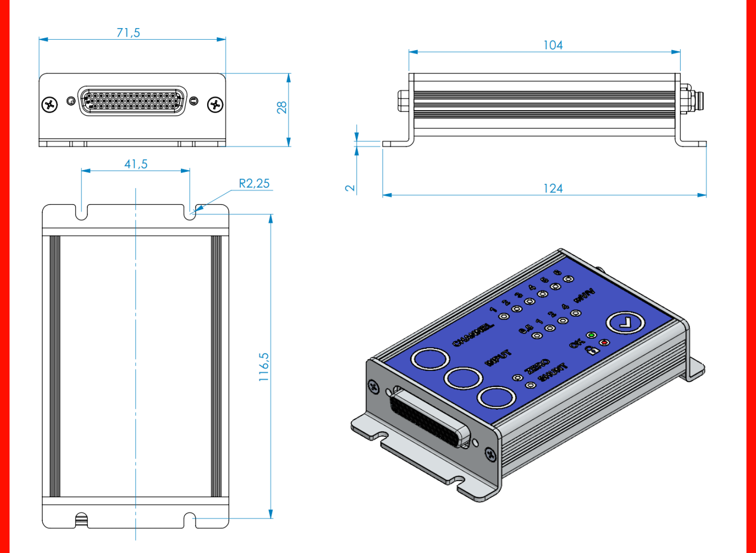 GSV-5A6 6-channel analog amplifier- ME-Systems | ME-Measuring Systems