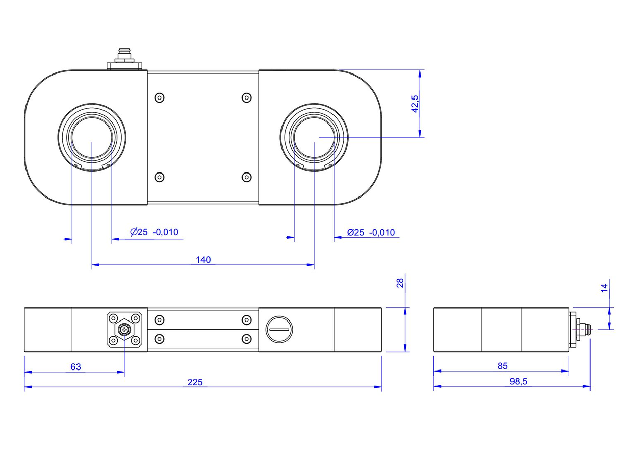 KL500 Tension load cell - ME-Systeme | ME-Measuring Systems