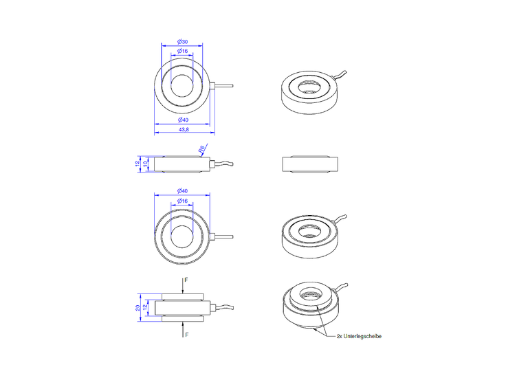 KR20 Ring force sensor - ME-Systeme | ME-Measuring Systems